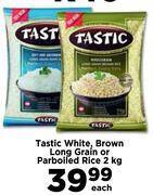 Tastic White, Brown Long Grain Or Parboiled Rice-2kg Each offer at Food ...