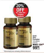 Dis Chem Gold Zinc Complex 120 Tablets-Each offer at Dis-Chem