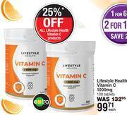 Lifestyle Health Vitamin C 1000mg 100 Tablets-Each offer at Dis-Chem
