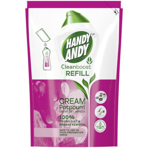 Handy Andy Potpourri Multipurpose Cleaning Cream Refill 750ml offer at ...
