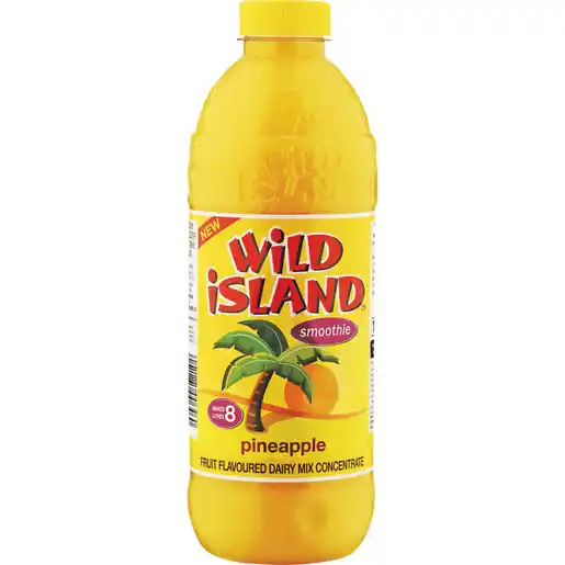 Wild Island Smoothie Pineapple Concentrated Dairy Blend 1L offer at ...