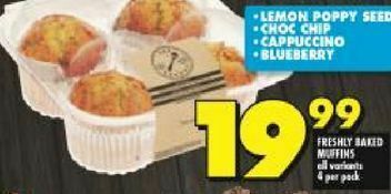 Muffins offer at Shoprite