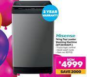 Hisense 14Kg Top Loader Washing Machine WTJA1402T offer at Game