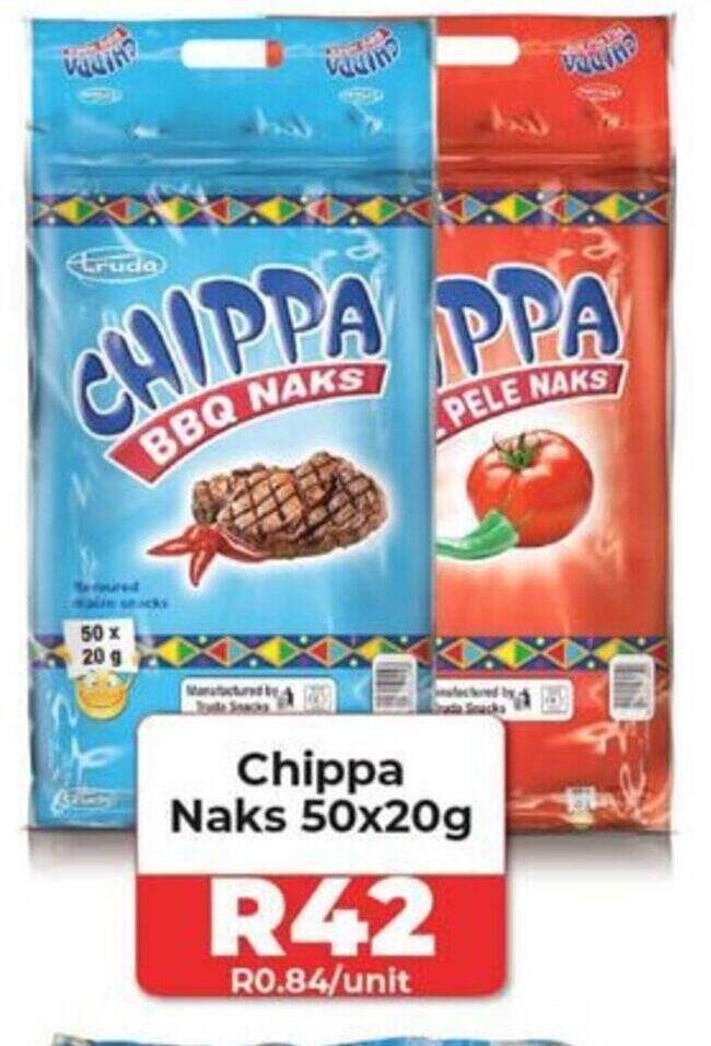 Chippa Naks 50x20g offer at 1UP