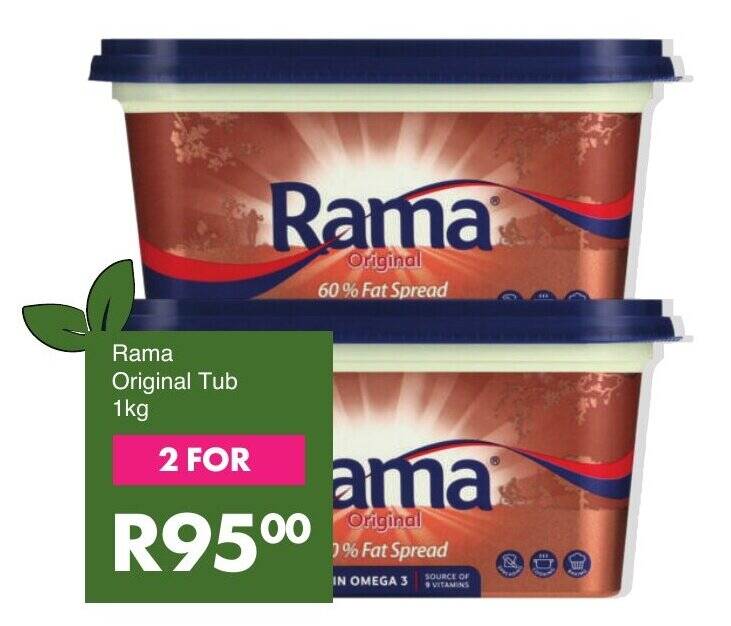 Rama Original Tub 1kg offer at Save