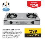 Alva 2 Burner Gas Stove offer at Builders Warehouse