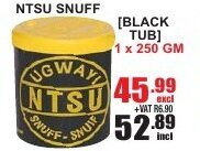 NTSU Snuff 250gm offer at Arrow Cash And Carry