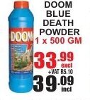 Doom Blue Death Powder 500gm offer at Arrow Cash And Carry