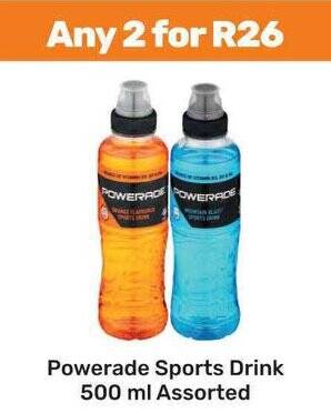 All Powerade offers - Find and view the cheapest Powerade offer!