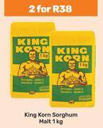 King Korn Sorghum Malt-For 2 x 1kg offer at Game