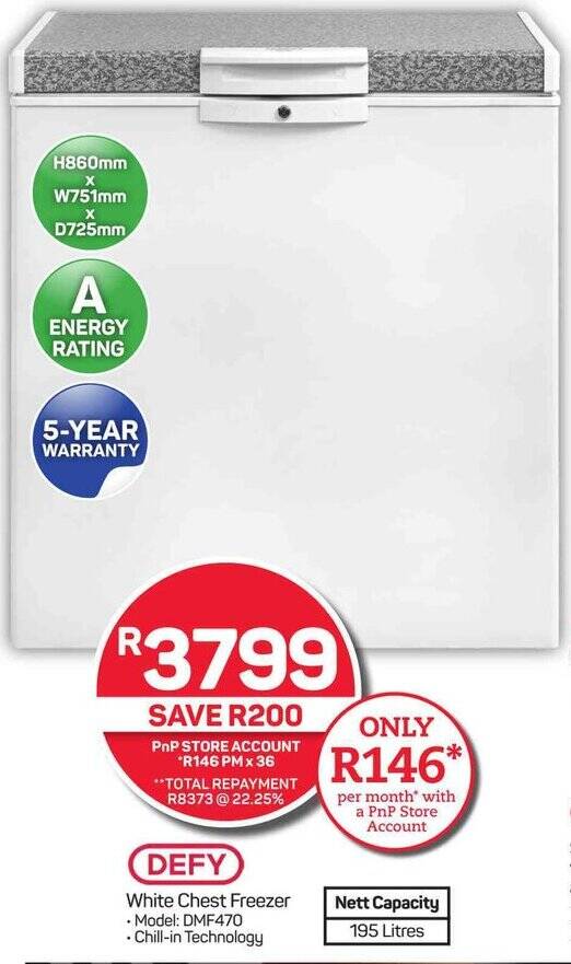 All Chest freezer offers - Find and view the cheapest Chest freezer offer!