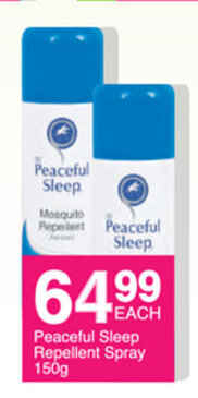 Peaceful Sleep Repellent Spray 150g offer at Save