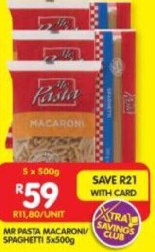 All Mr. Pasta offers - Find and view the cheapest Mr. Pasta offer!