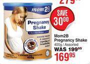 Mom2B Pregnancy Shake Assorted-400g offer at Dis-Chem