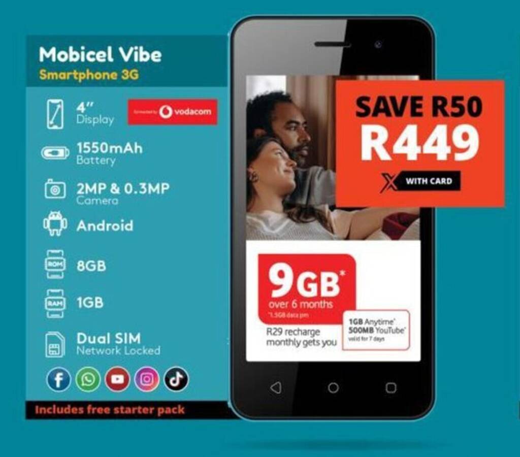 Smartphone specials Checkers Hyper – Jun 2025