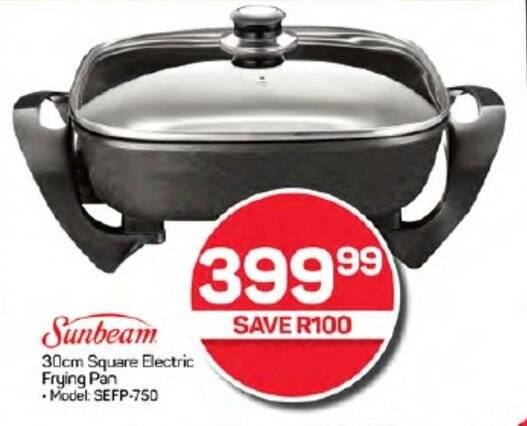 30cm Square Electric Frying Pan offer at Pick n Pay Hypermarket
