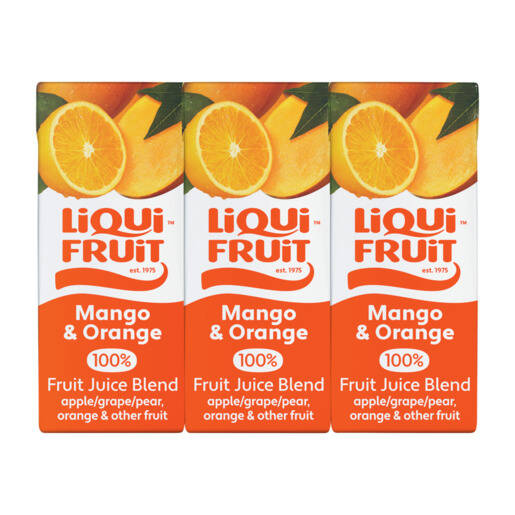 Liqui Fruit Mango & Orange 100% Fruit Juice Blend 6 x 200ml offer at ...