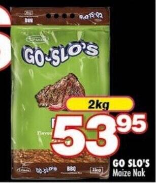 GO-SLO'S specials at Choppies – Aug 2025