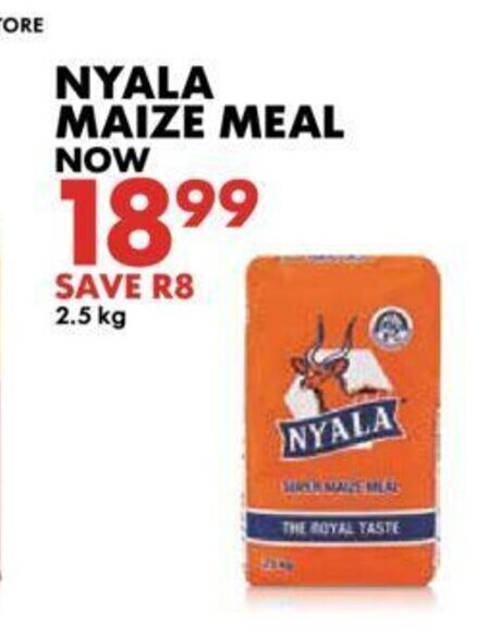 Nyala Maize Meal 2.5kg offer at Woolworths