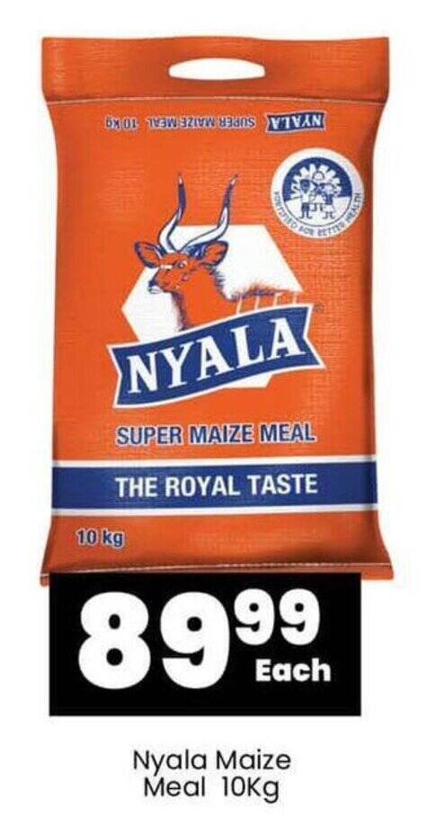 Nyala Maize Meal 10kg offer at Super Save