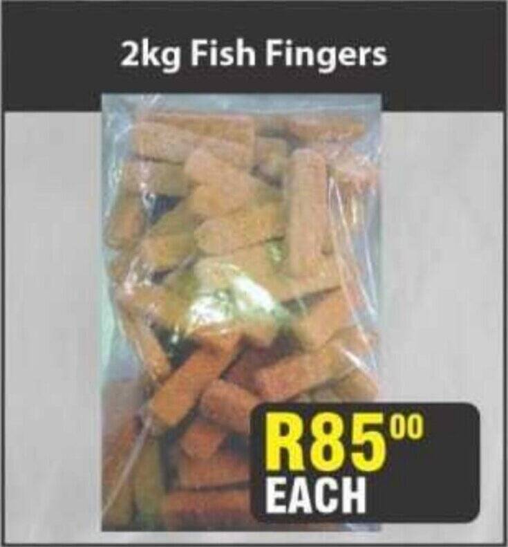 2kg Fish Fingers offer at Die Visfabriek