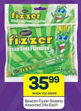 Beacon Fizzer Sweets Assorted 24s offer at Pick n Pay
