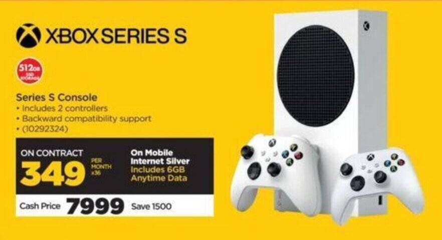 All Xbox Series S offers - Find and view the cheapest Xbox Series S offer!