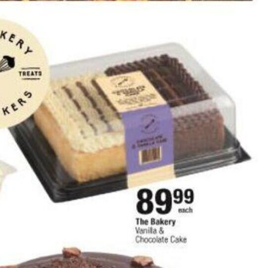 The Bakery Vanilla & Chocolate Cake offer at Checkers