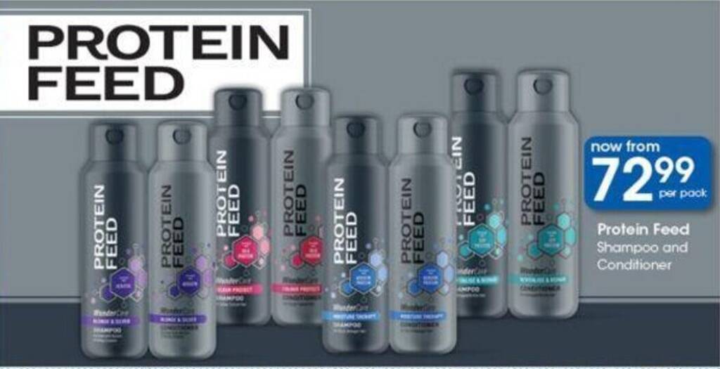 Protein Feed Shampoo and Conditioner offer at Clicks