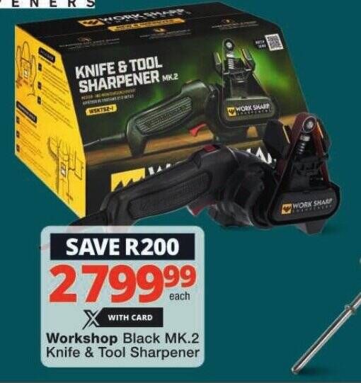 Sharpener specials Checkers – May 2025