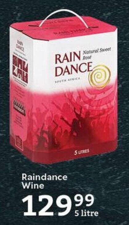 Raindance Wine offer at Oxford Freshmarket