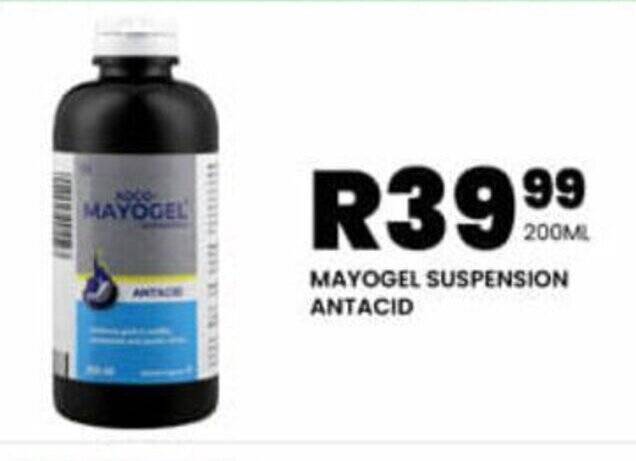 MAYOGEL SUSPENSION ANTACID offer at Take 'n Pay