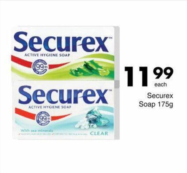 Securex Soap 175g offer at Save