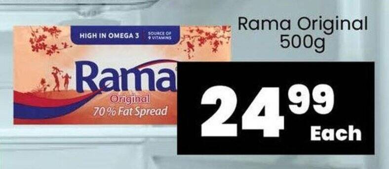 Rama Original 500g offer at Super Save