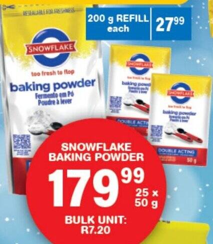 All Baking powder offers - Find and view the cheapest Baking powder offer!