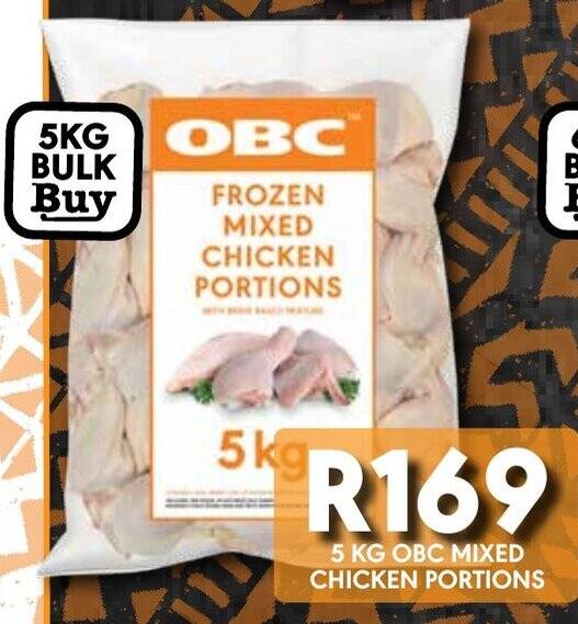 5 KG OBC MIXED CHICKEN PORTIONS offer at OBC Meat & Chicken