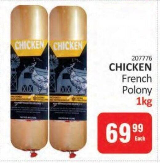 All Chicken polony offers - Find and view the cheapest Chicken polony ...
