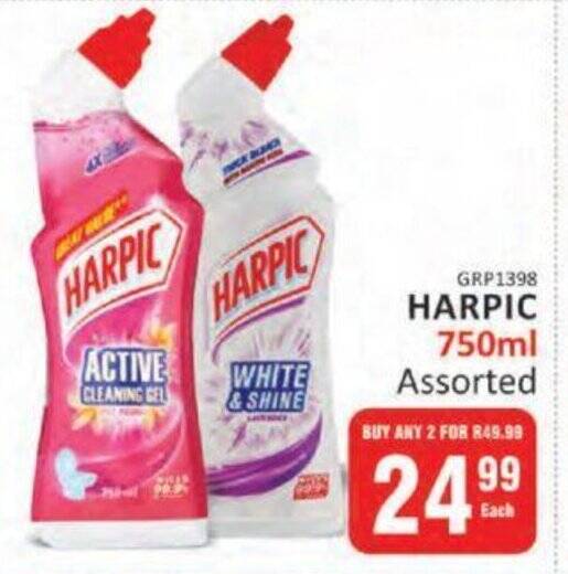 All Harpic offers - Find and view the cheapest Harpic offer!
