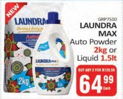 All LAUNDRA MAX offers - Find and view the cheapest LAUNDRA MAX offer!