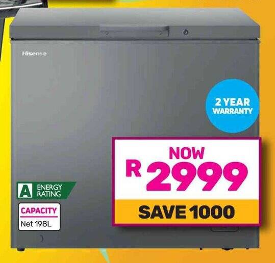 Hisense 198 L Chest Freezer (H245CFS) offer at Game