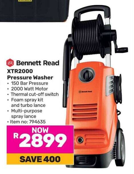 Bennett Read XTR2000 Pressure Washer offer at Game