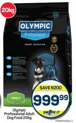 Olympic Professional Adult Dog Food 20kg offer at Pick n Pay Hypermarket