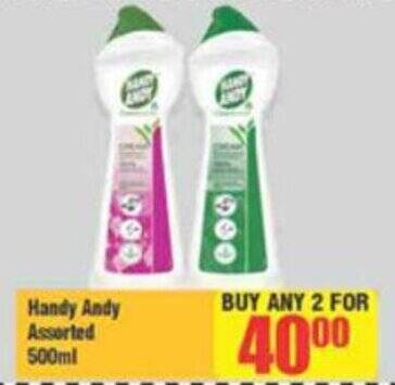 All Handy Andy offers - Find and view the cheapest Handy Andy offer!