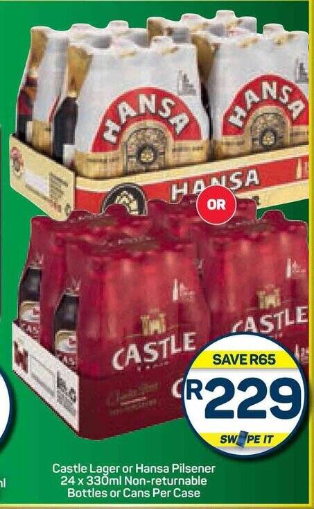 Castle Lager specials at Pick n Pay Hypermarket – Sept 2025