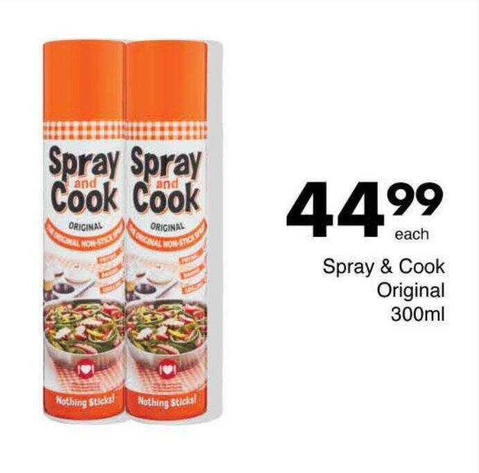 All Spray & Cook offers - Find and view the cheapest Spray & Cook offer!