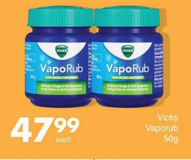 All Vaporub offers - Find and view the cheapest Vaporub offer!
