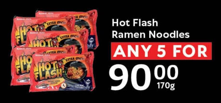 Hot Flash Ramen Noodles offer at Oxford Freshmarket