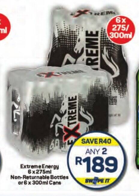 All Extreme Energy offers - Find and view the cheapest Extreme Energy ...