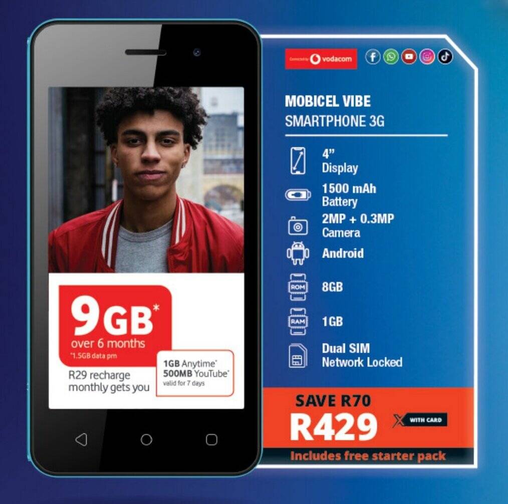 Mobicel specials at Checkers Hyper – Aug 2025