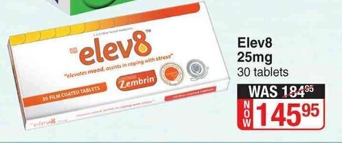 Elev8 25mg 30 Tablets offer at Dis-Chem